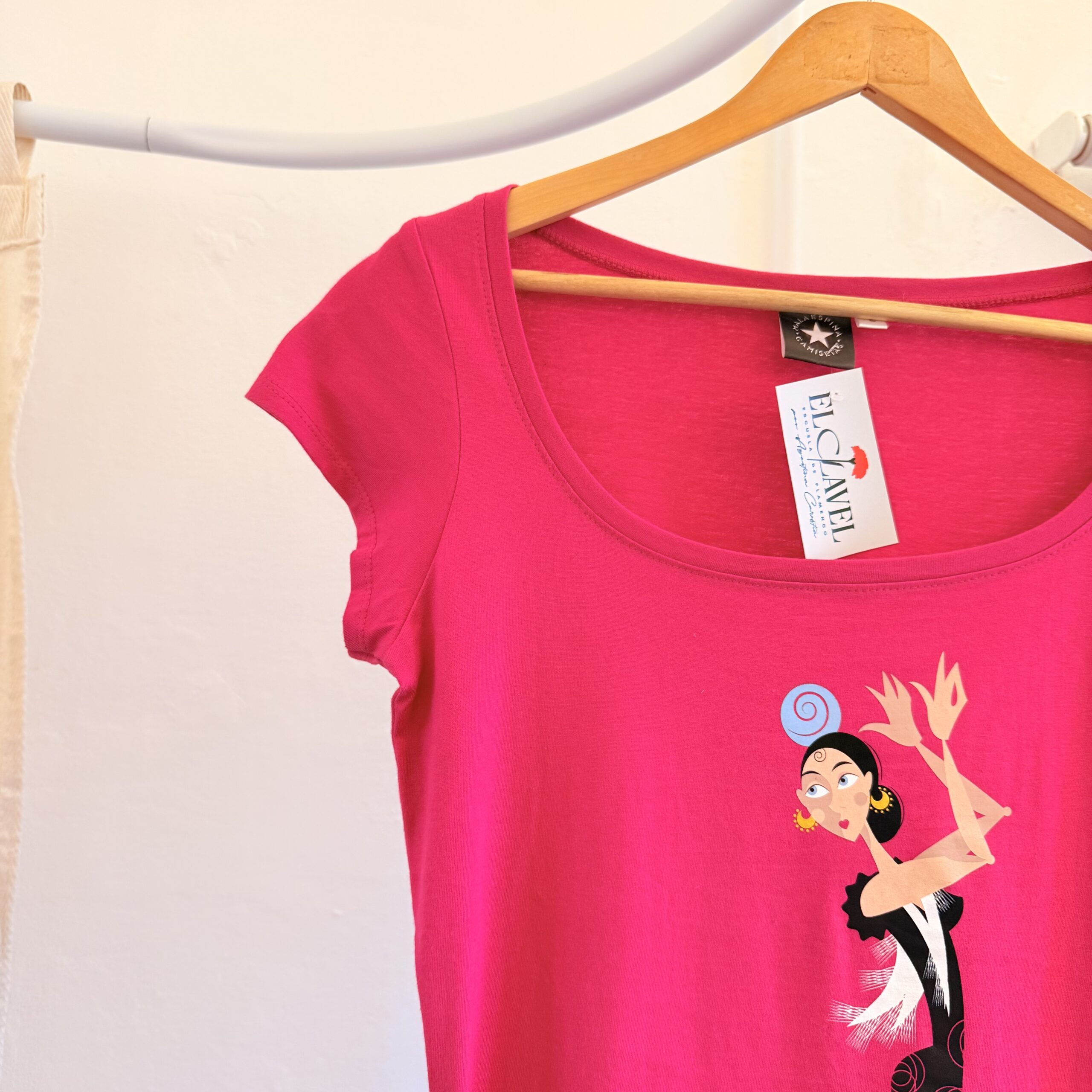 Remera Fucsia- T.M - El Clavel Flamenco